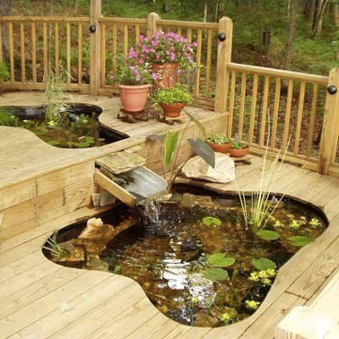 8 idées de bassin de jardin pour dynamiser la déco extérieure ...