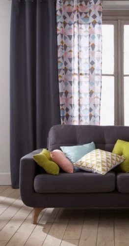 Choisir des rideaux tendance pour la déco du salon - Décoration Maison ...